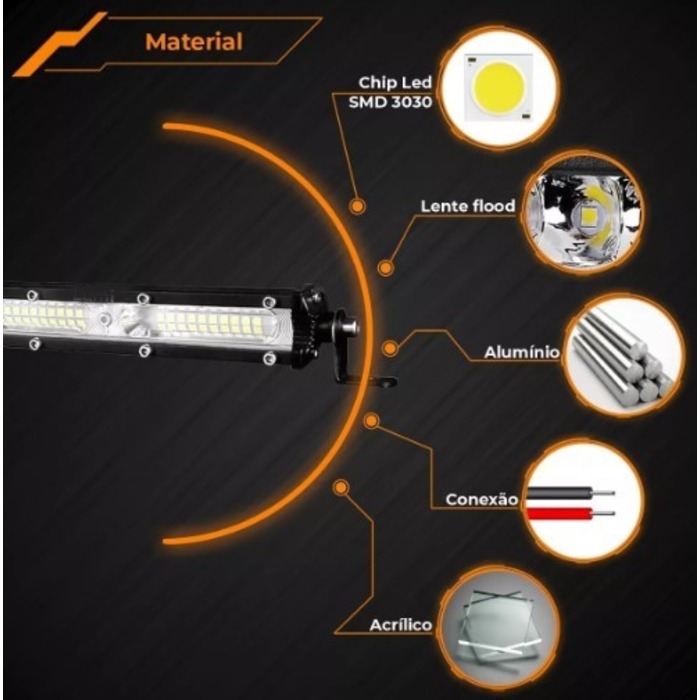 BARRA DE LED PARA CARROS
